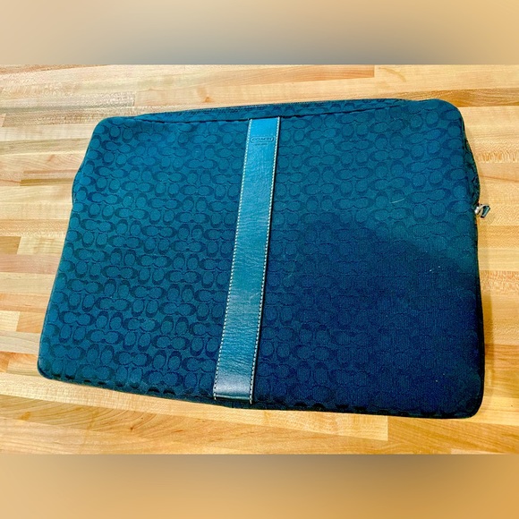 Coach | Bags | Black Coach Laptop Bag | Poshmark